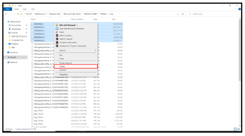 How to Delete Increasing SQL Logs/Dump Files and Control Disk Space Usage, Preventing Them From ...